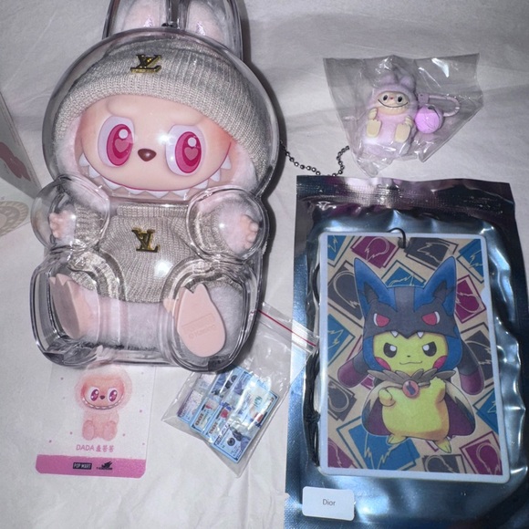 Labubu Pop Mart | Toys | Authentic Dada Labubu Have A Seat Monster ...